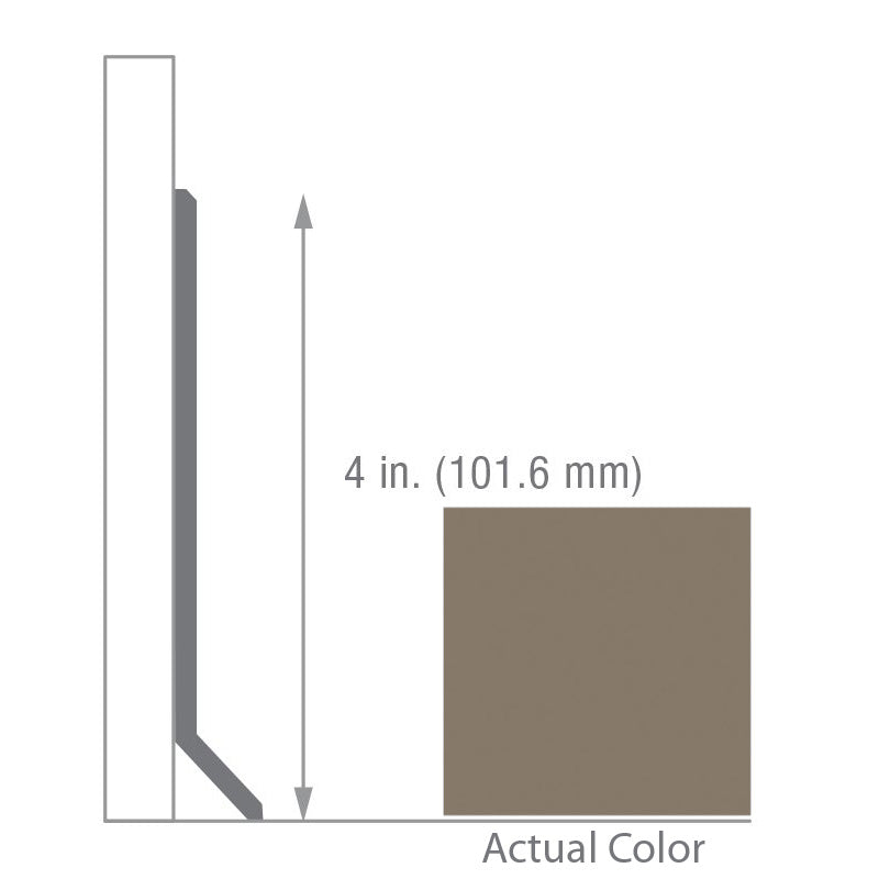 Armstrong Commercial - 4 in. Rubber Coved Wall Base Sticks - Flax ...