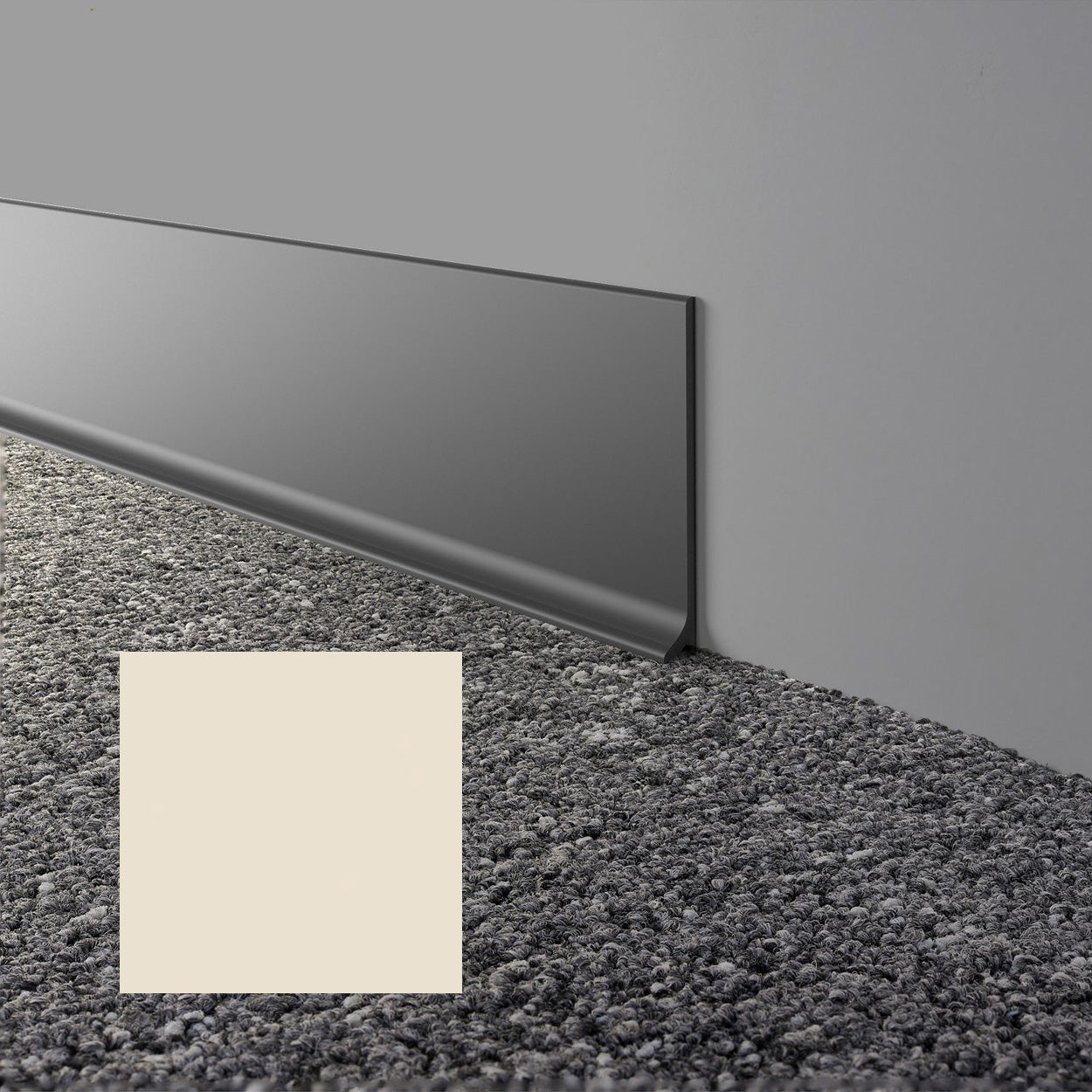 Mohawk - Elemental Edges - 4 in. x 120 ft. Cove Rubber Wall Base Rolls ...