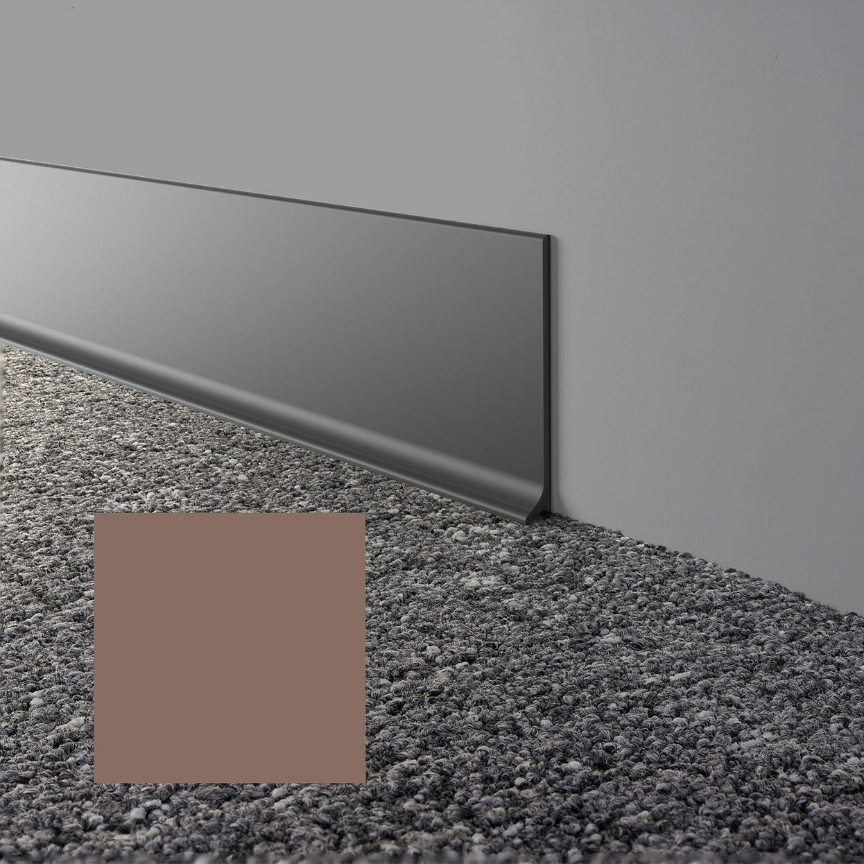 Mohawk - Elemental Edges - 6 in. x 48 in. Cove Rubber Wall Base - Eart ...