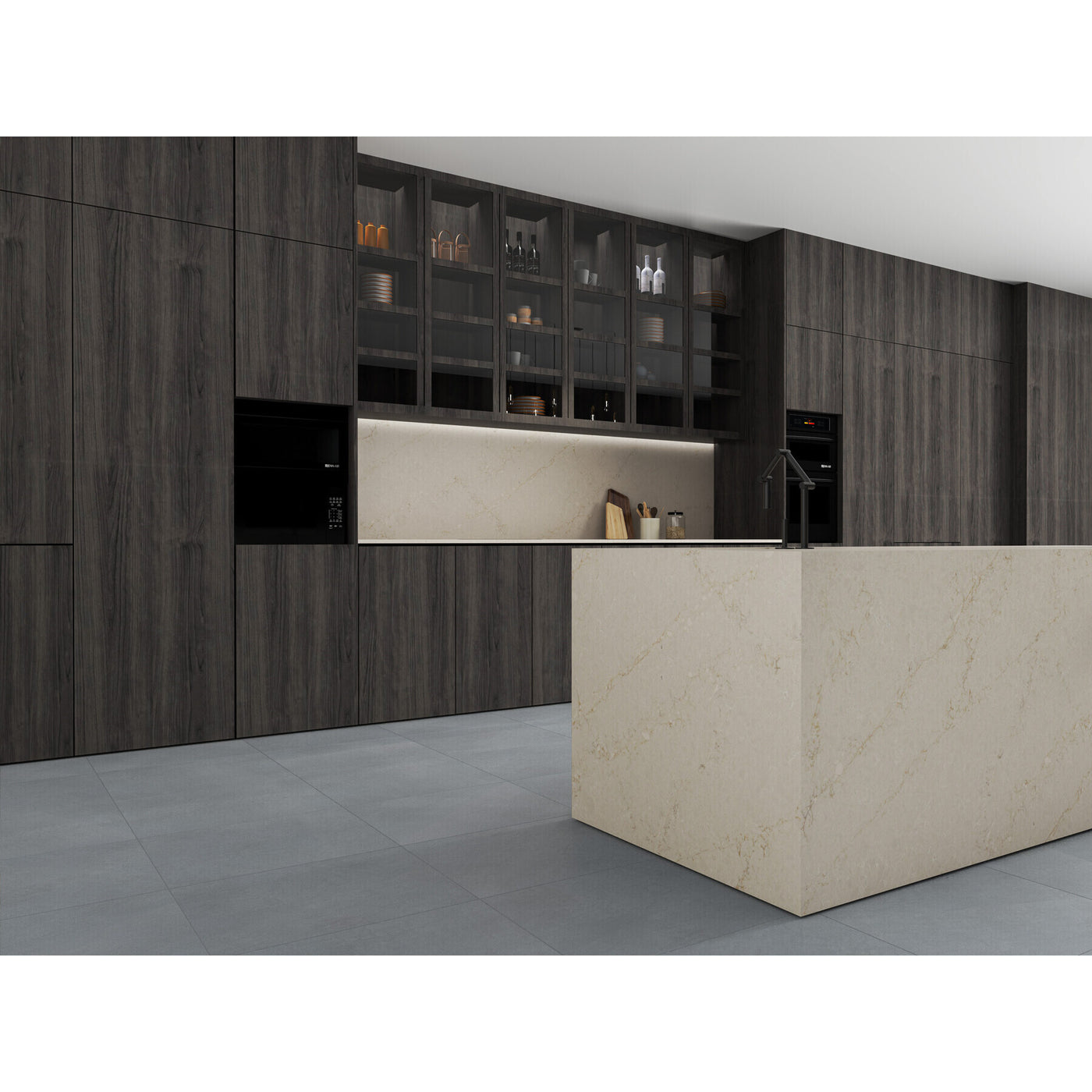 Daltile - Cohesion - 24 in. x 24 in. - Porcelain Tile - Matte - Grey ...