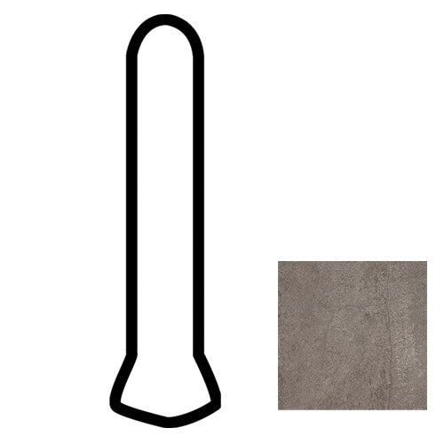 Daltile - Delegate - 1 in. x 6 in. - Cove Base Outcorner Trim - Matte ...