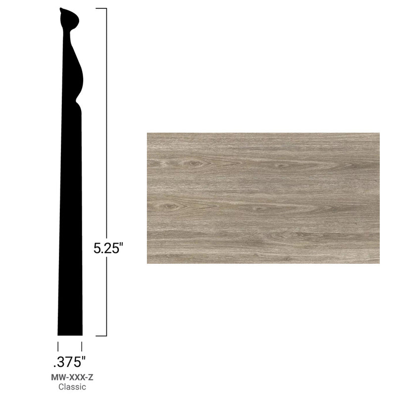 Johnsonite Commercial - Masquerade - 5.25 in. Rubber Wall Base - Class ...