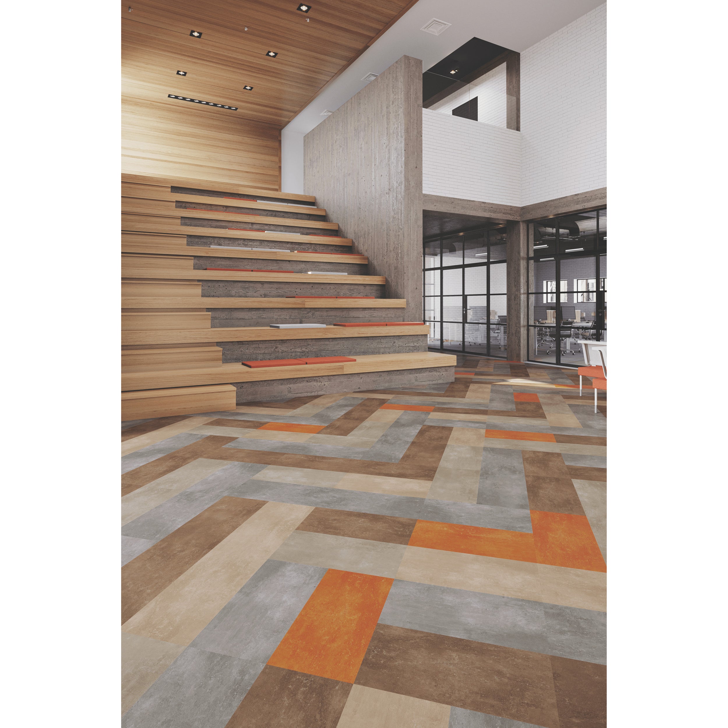 Mohawk - Matuto Plus Stone - 12 in. x 24 in. Luxury Vinyl - Frostbite ...