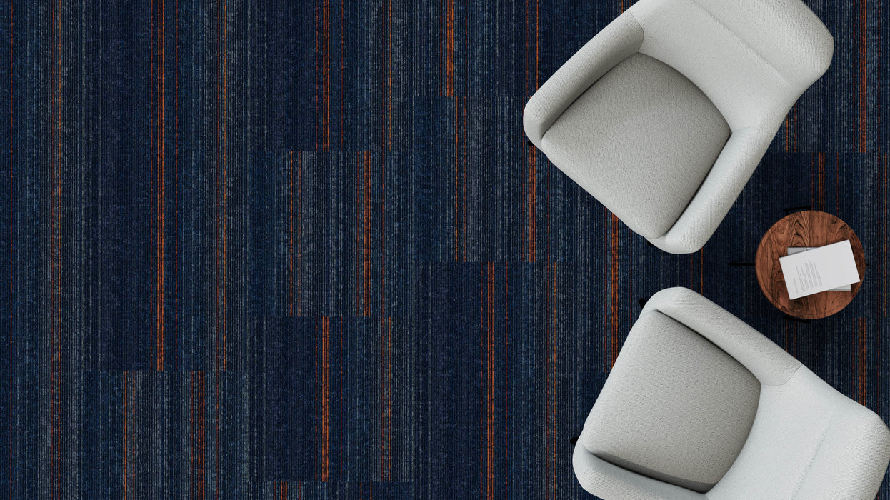 Mohawk - Side Stripe - 24 in. x 24 in. - Commercial Carpet Tile - City — Commercial Floorzz