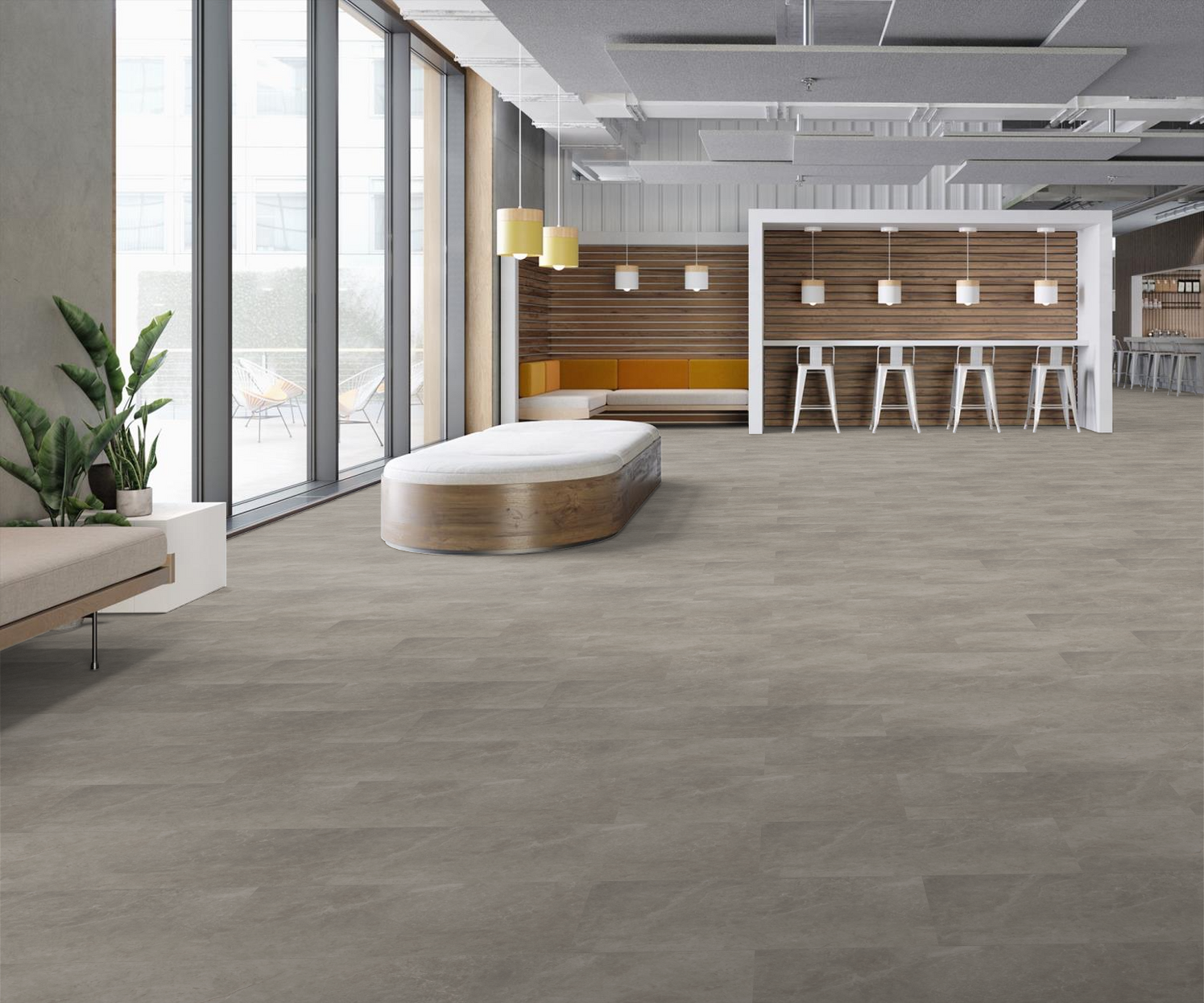 Tarkett - Event+ Abstract - Melange - 18" x 18" - Luxury Vinyl Tile ...