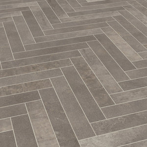 Karndean - Opus 18 in. x 3 in. Commercial Gluedown Vinyl Tile - Fumo ...