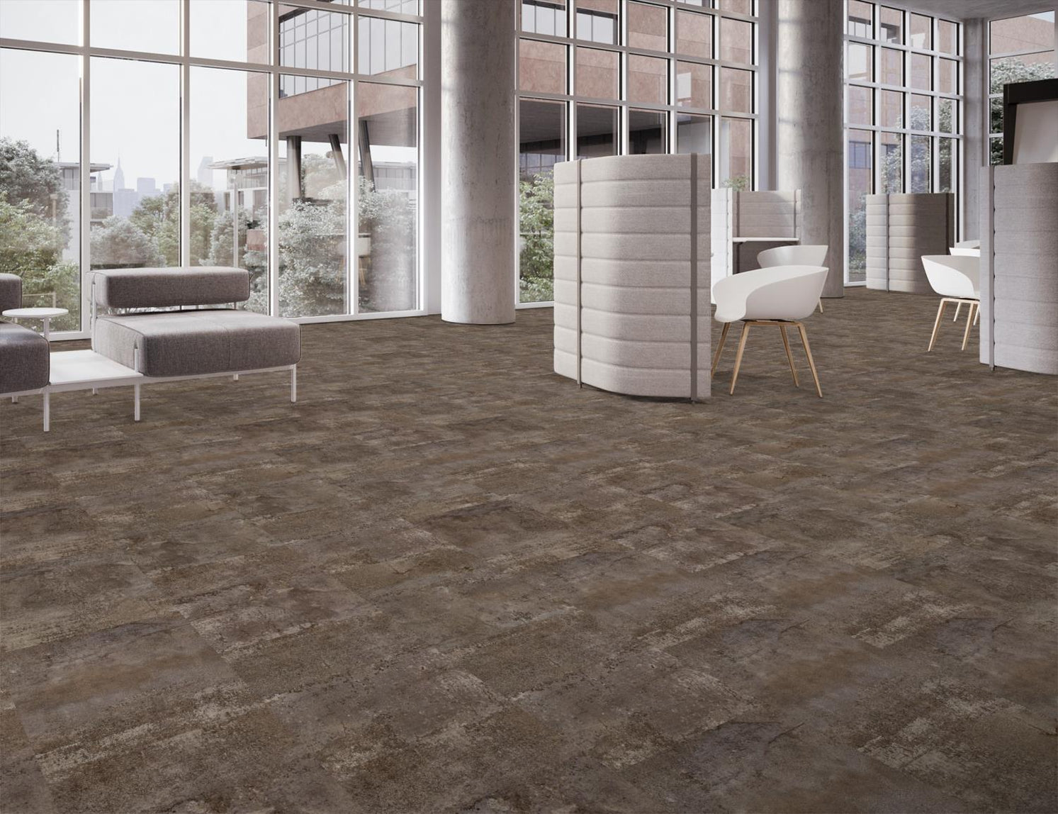 Tarkett - Event+ Abstract - Melange - 18" x 18" - Luxury Vinyl Tile ...