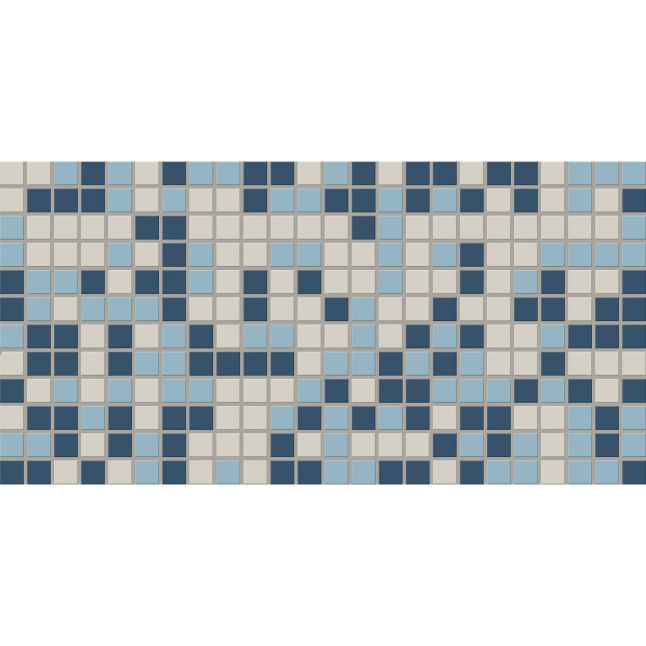 Daltile - Keystones - 1" x 1" Straight Joint - Porcelain Tile Mosaic ...